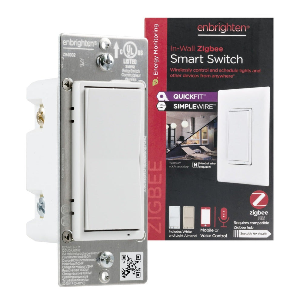 Enbrighten Zigbee In-Wall Smart Switch with QuickFit™ and SimpleWire™